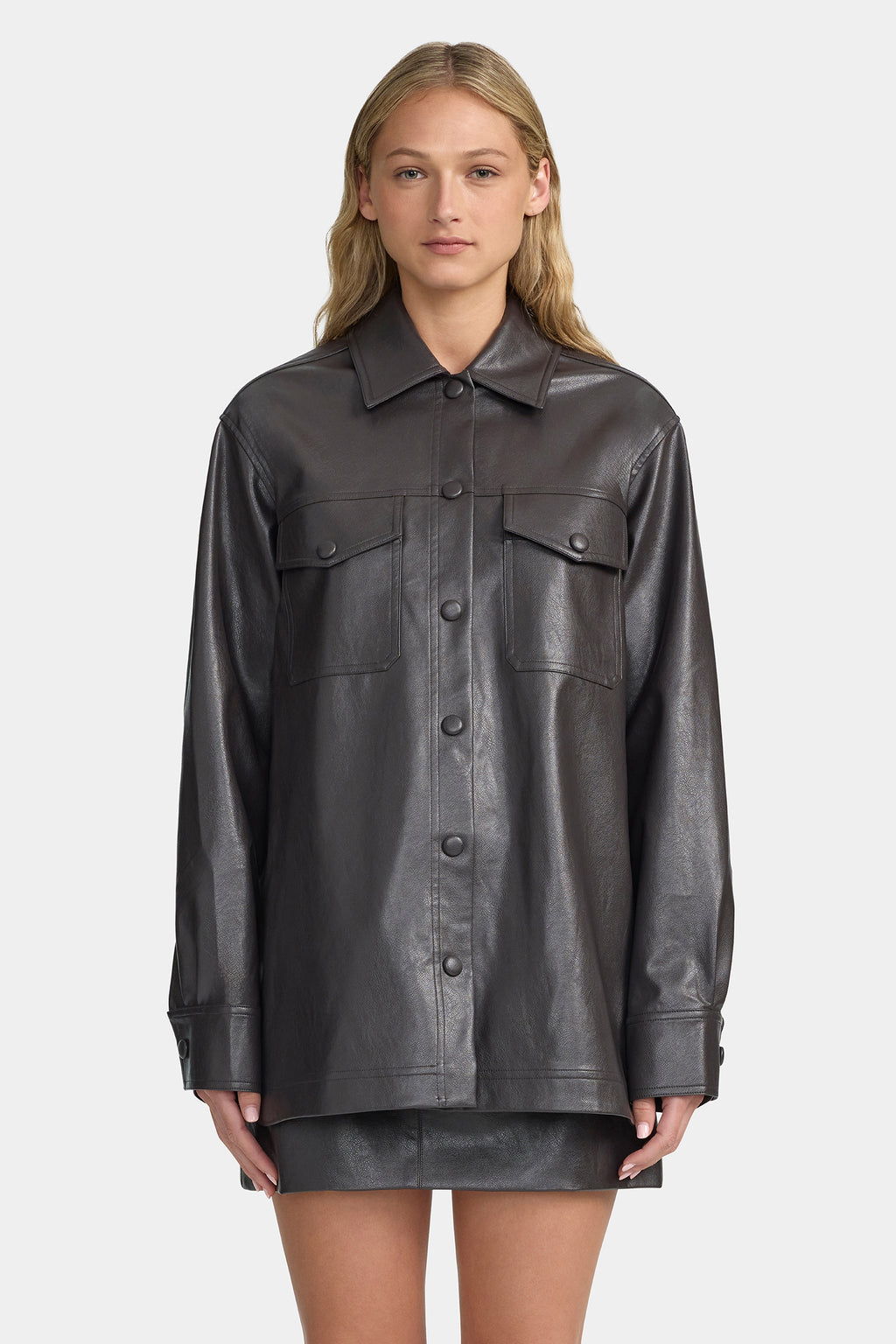 Marshall Pu Shacket Graphite – OWNLEY ONLINE